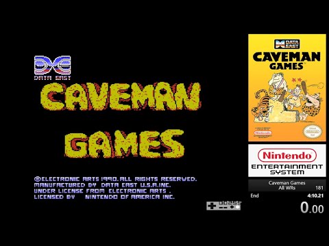 Caveman Games (NES) Speedrun in 4m 03s 400ms - YouTube
