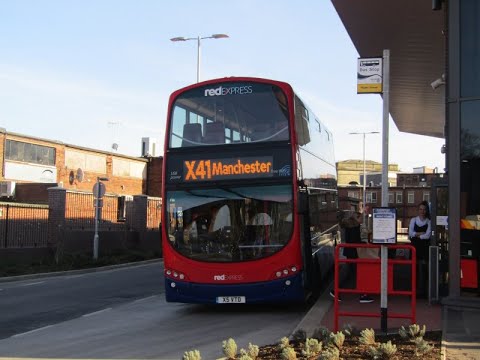 [SOME THRASH] Blackburn Bus Co 3605 X5VTD on X41 to Manchester 20180224 ...