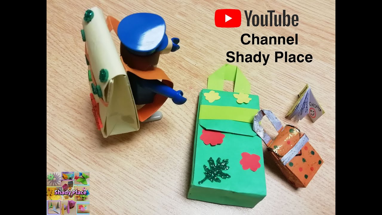 How to make Paper bag - YouTube