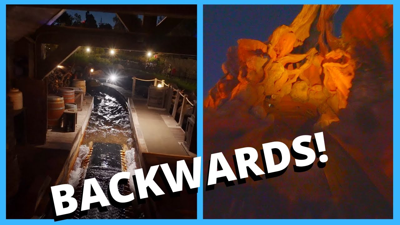 [August 2022] Splash Mountain - Backwards POV - 4K 60FPS | Disneyland ...