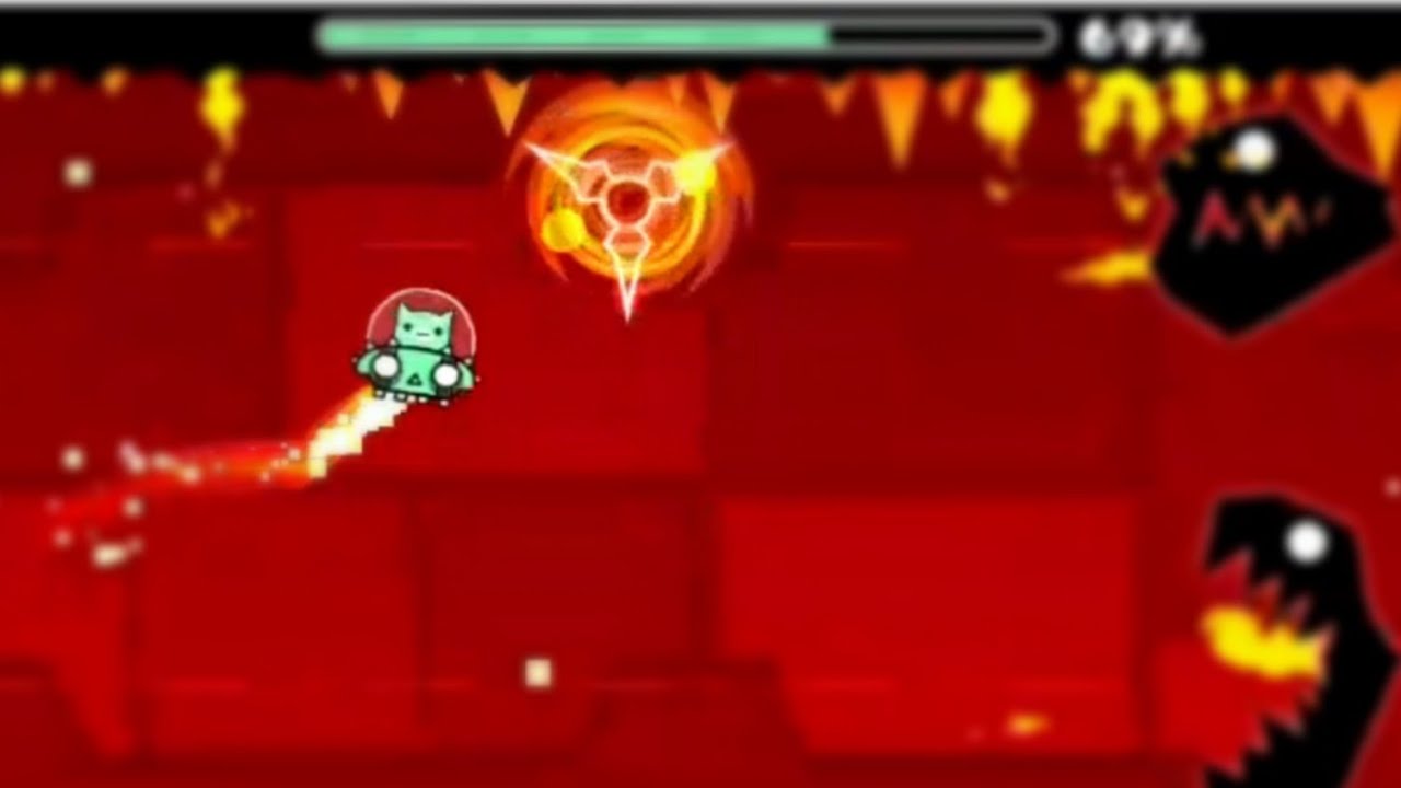 Dying at 69% in Every Robtop Level | Geometry Dash - YouTube
