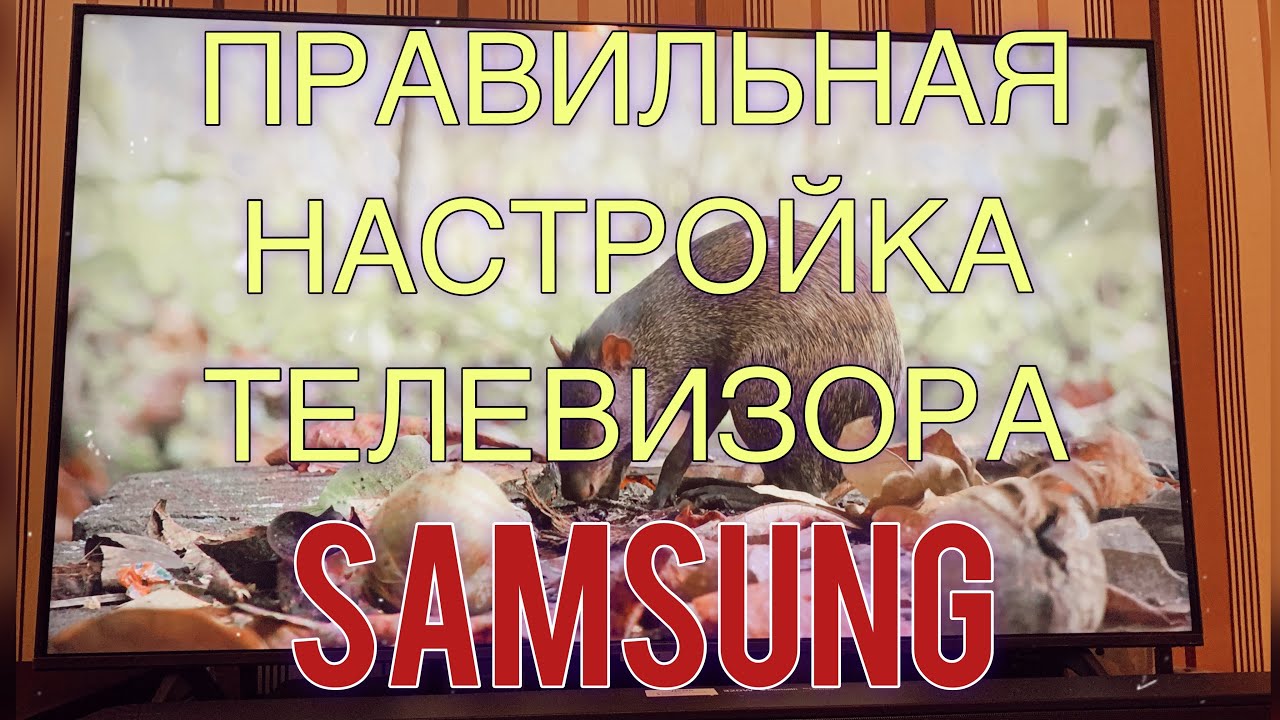 Настройка и калибровка телевизора Samsung | Самсунг 7 серии. Как ...