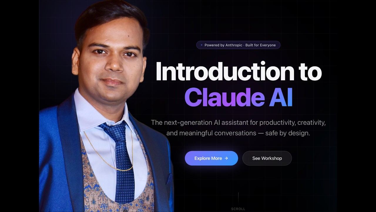 Introduction to Claude AI for Beginners. - YouTube