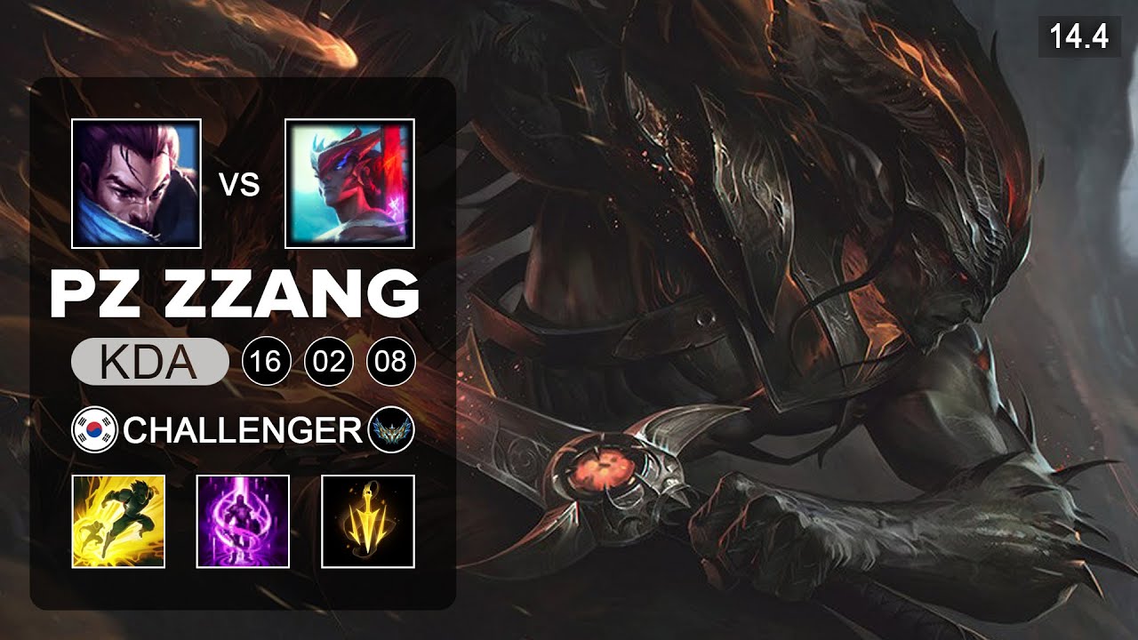 Pz Zzang Yasuo Vs Yone Mid Kr Master Patch 14 4 Season 14 Youtube