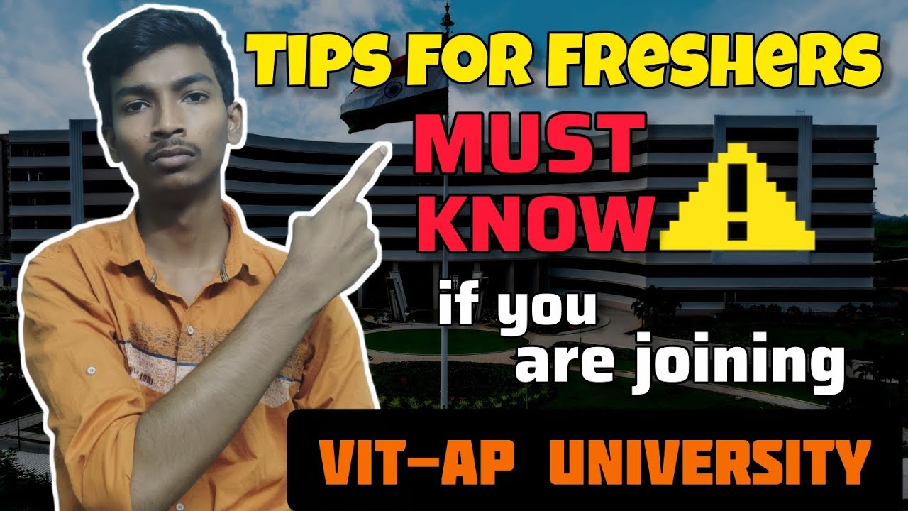 Things to follow in 1st year #vitap #students - YouTube