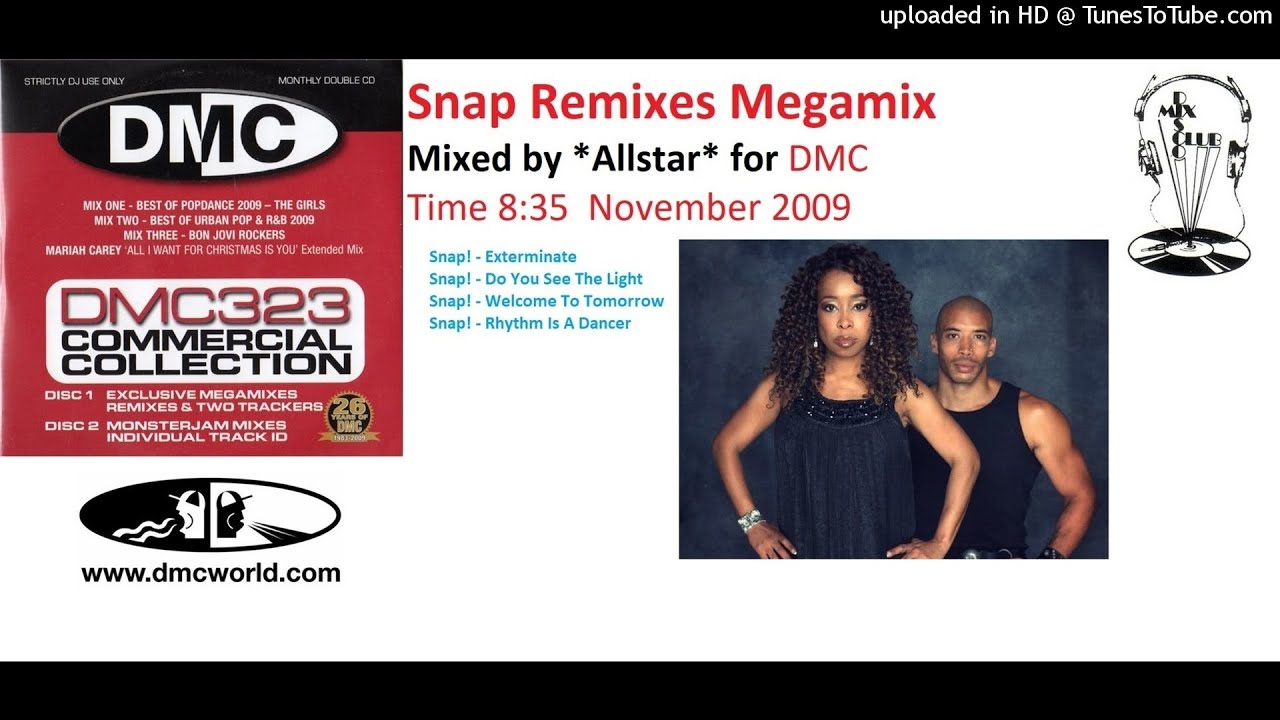 Snap - Megamix (DMC Mix by Allstar Noovember 2009) - YouTube