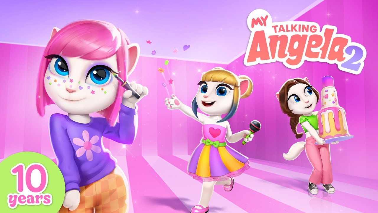 My talking Angela 2+ Music Angela 2 - YouTube