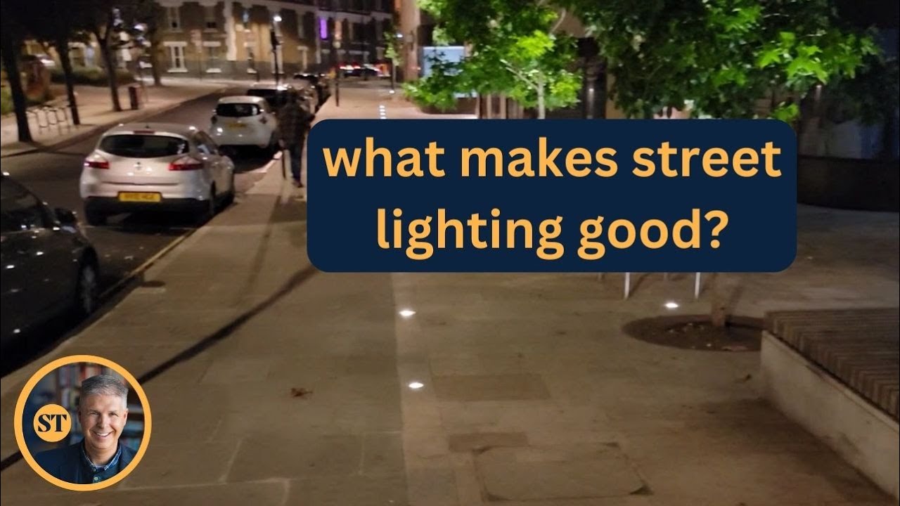 An Example Of Good Street Lighting - YouTube