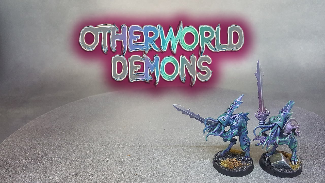 Bloodletter Conversions - Otherworld Demon Warriors with Heavy Weapons ...