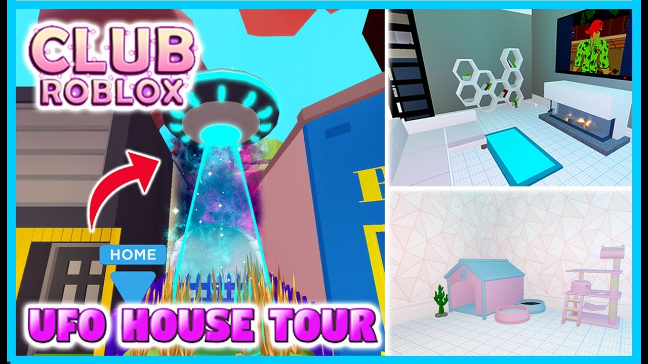 CLUB ROBLOX UFO HOUSE TOUR (PREMIUM HOUSE) *HOUSE INSPO* - YouTube