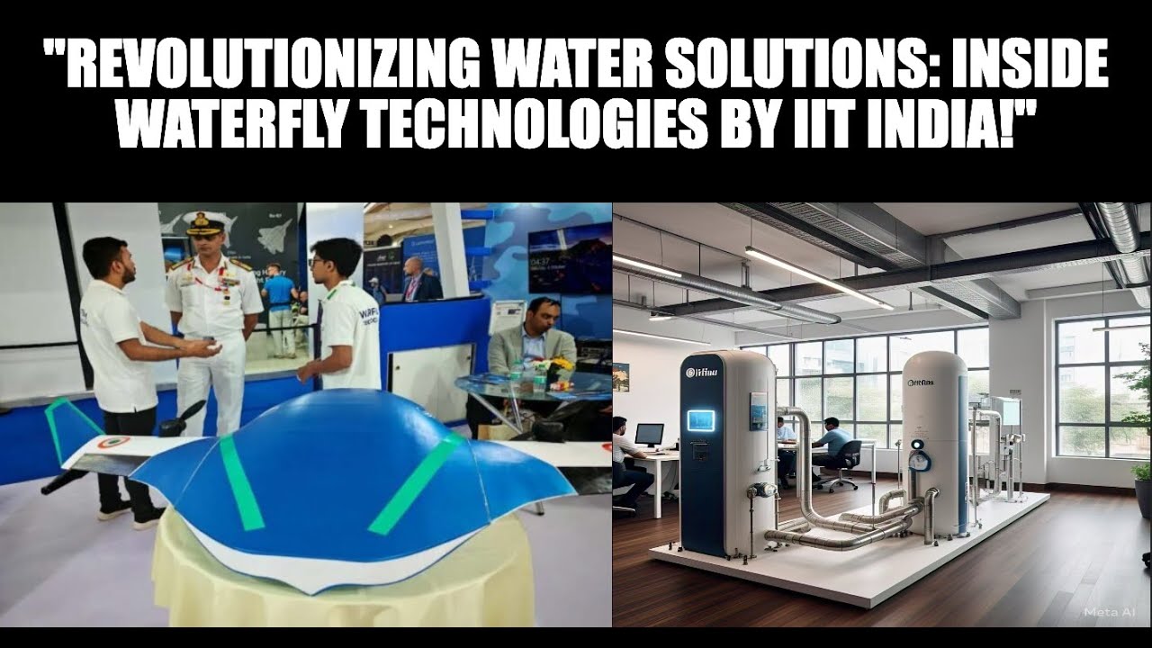 "Revolutionizing Water Solutions:Inside Waterfly Technologies byIIT ...