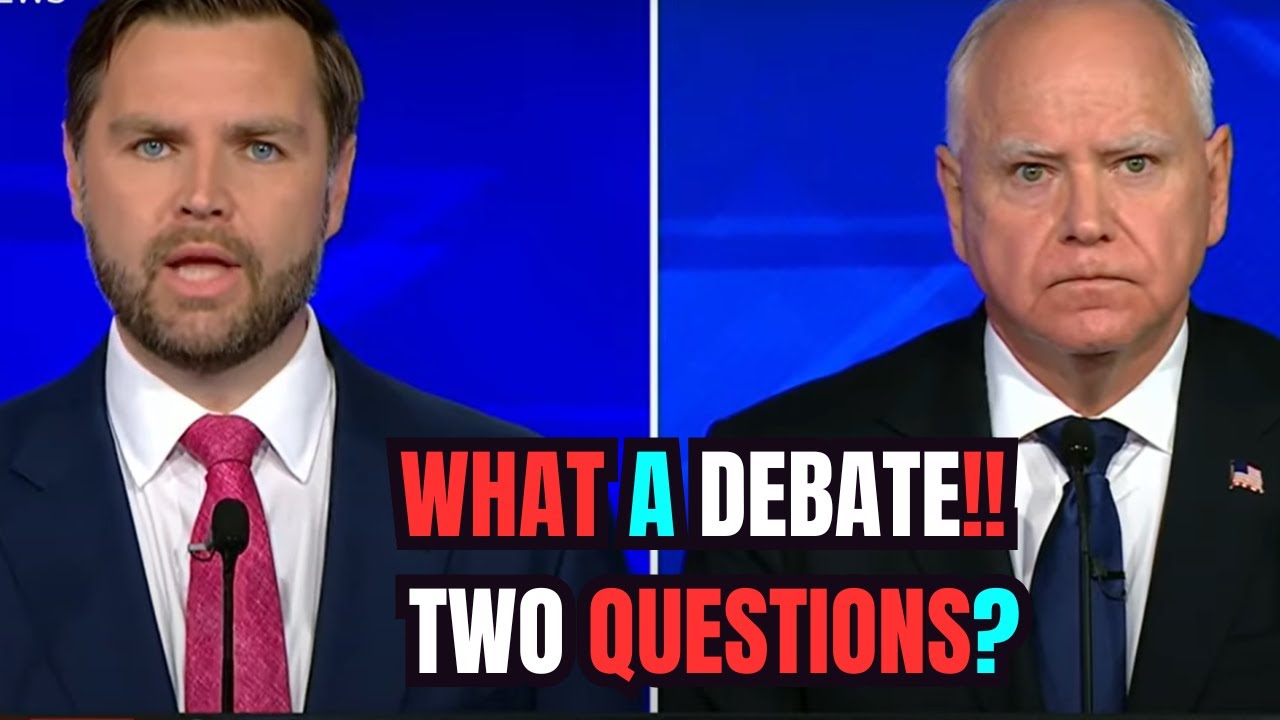 MAJOR MOMENTS | The ONLY Vice Presidential Debate | JD Vance vs Tim ...