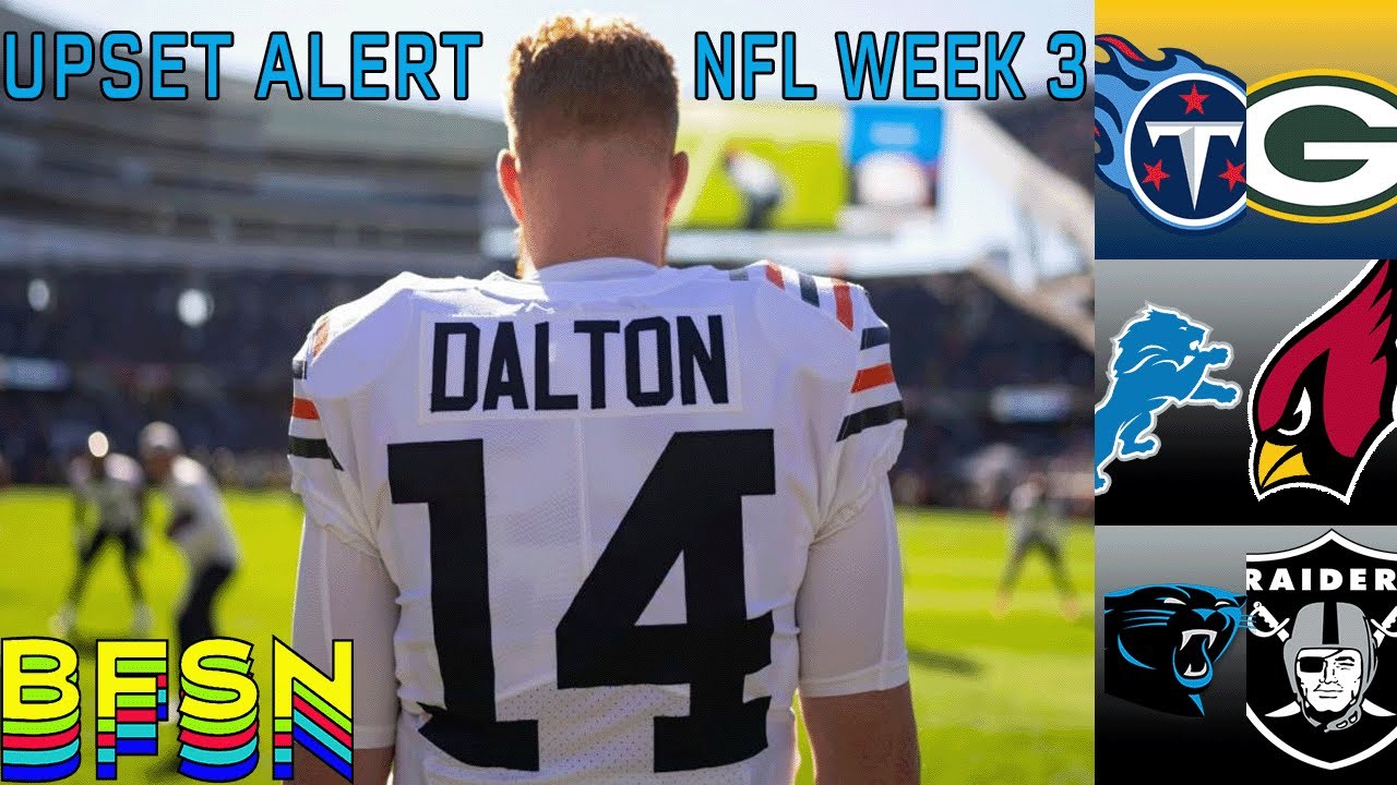 NFL Week 3 Upset Alert: These Teams Are in Danger of a Surprise Loss ...