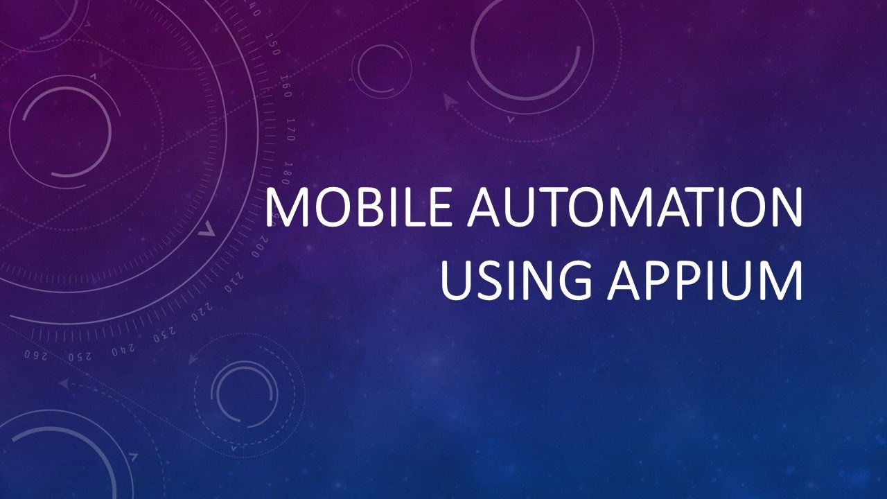 Mobile Automation Tutorial 1a Installing Programs Youtube
