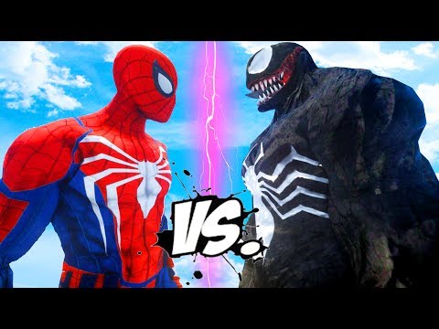 Marvel's Spider-Man vs Venom - The Venom Symbiote vs Spiderman (ps4)