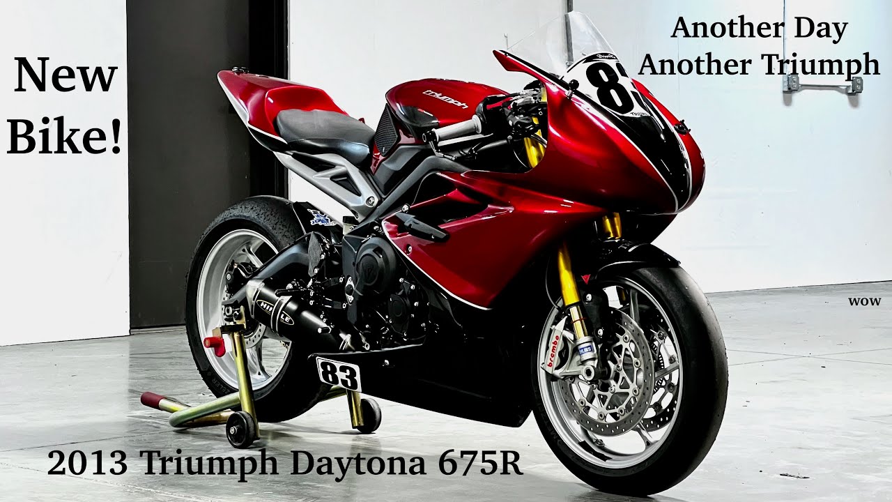 I Bought Another Triumph Daytona 675R Race Bike YouTube