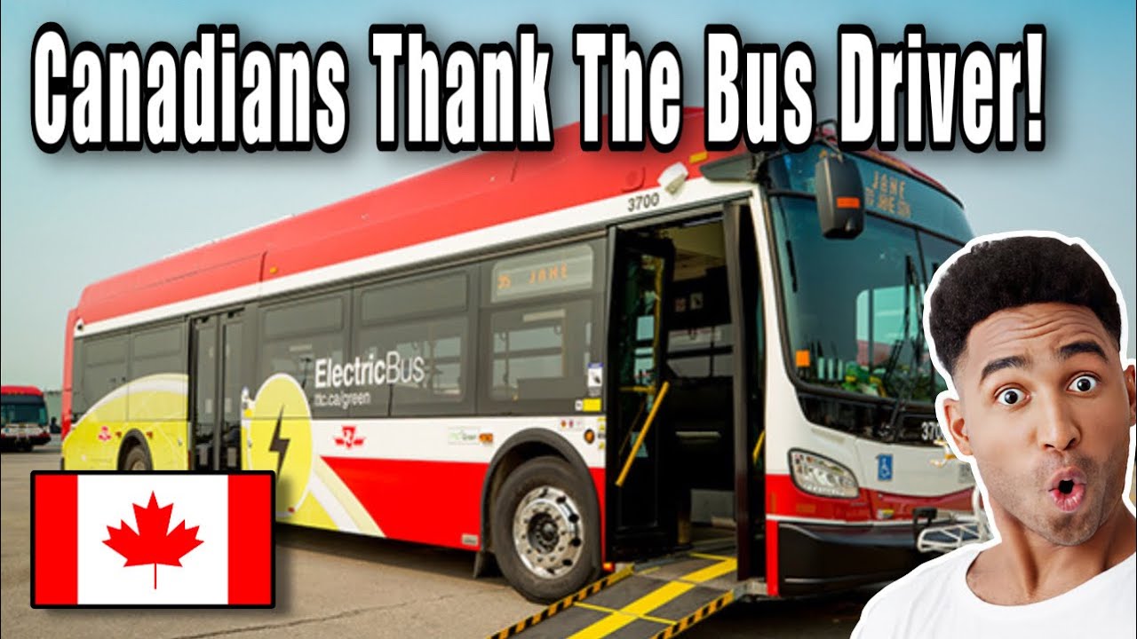 Canadians Always Thank The Bus Driver! - YouTube