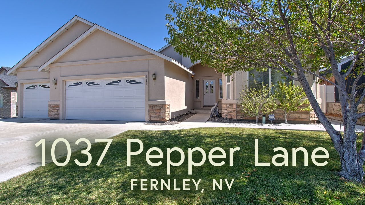 1037 Pepper Lane, Fernley, NV - YouTube