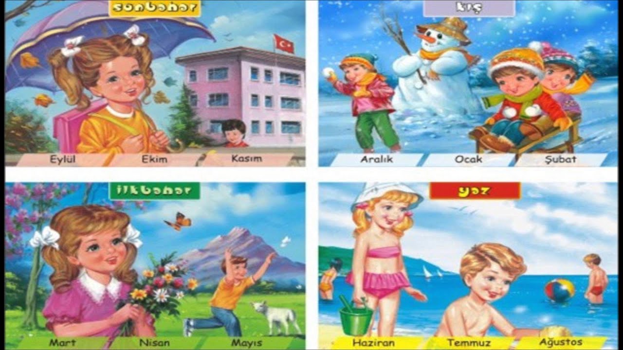 Mevsimler şarkısı ,Çocuk Şarkısı Dinle - YouTube