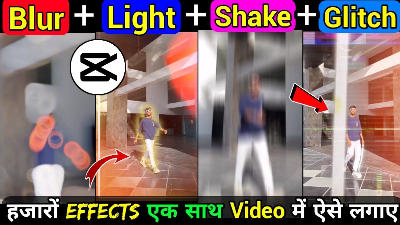 New Trending Viral Effects | Blur + Shake + Light + Glitch Effects ...