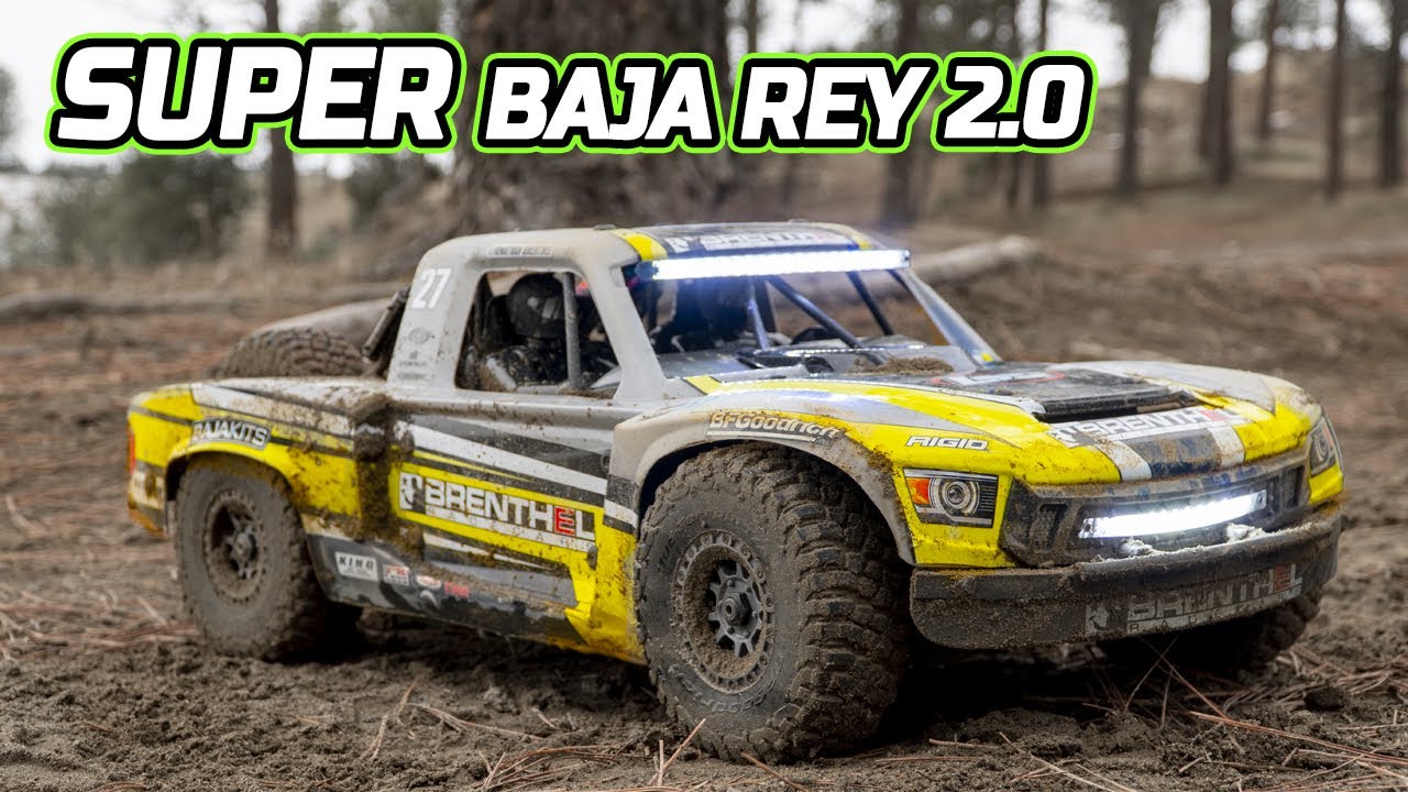 Losi Super Baja Rey 2.0 Sand and Mud - YouTube