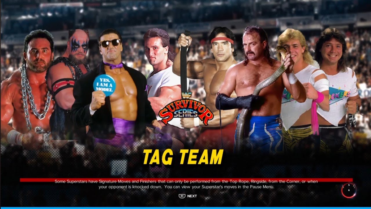 The Visionaries vs The Vipers. Survivor Series 90. WWE 2K23 - YouTube