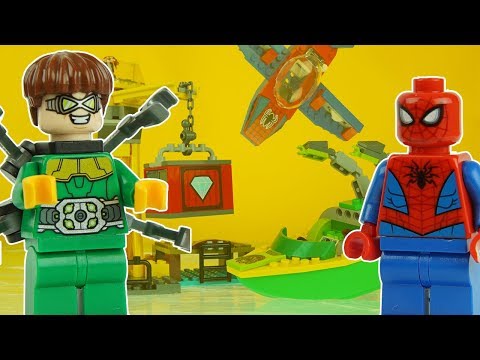 LEGO SPIDERMAN vs DOC OCK superhero spiderman toys far from home
