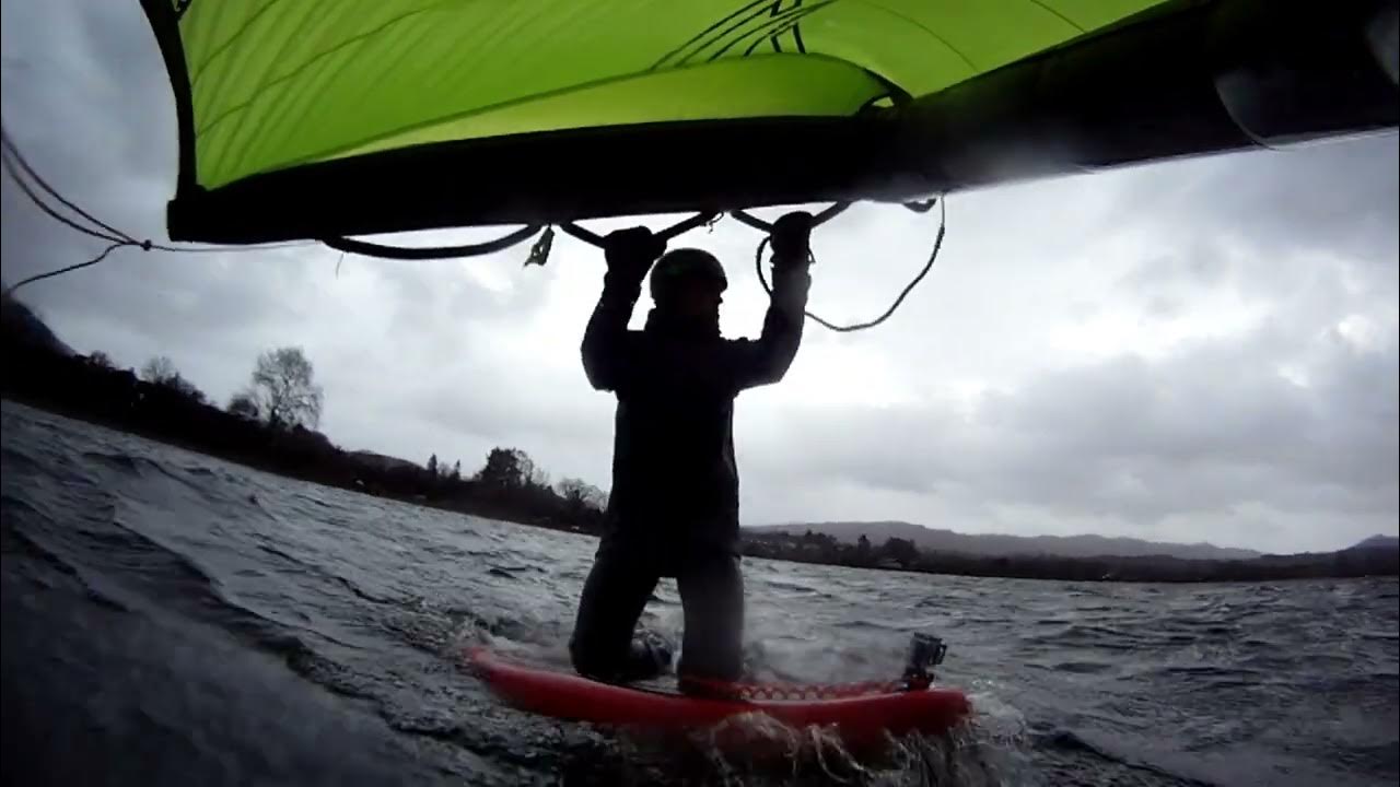 Winging it - Learning to wing foil Session 88 - "Get real" - YouTube