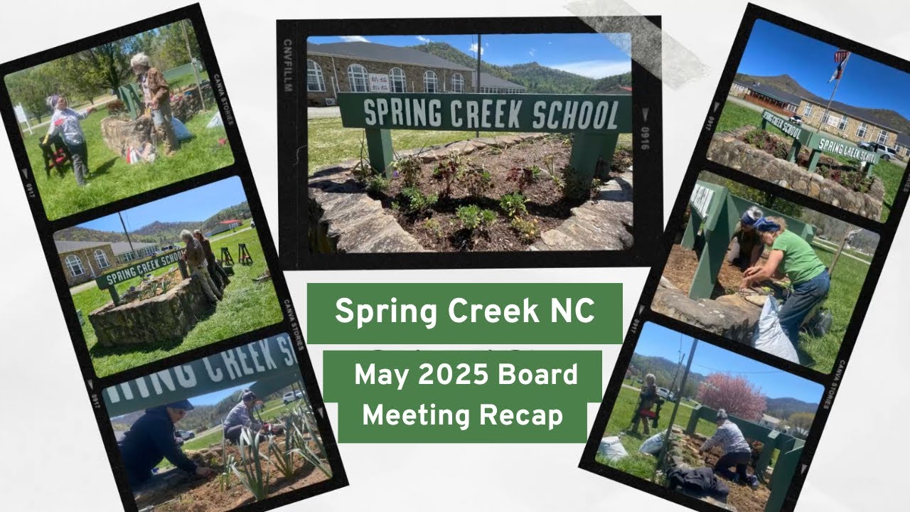 Spring Creek NC | May 2025 Board Presentation & Community Vision - YouTube