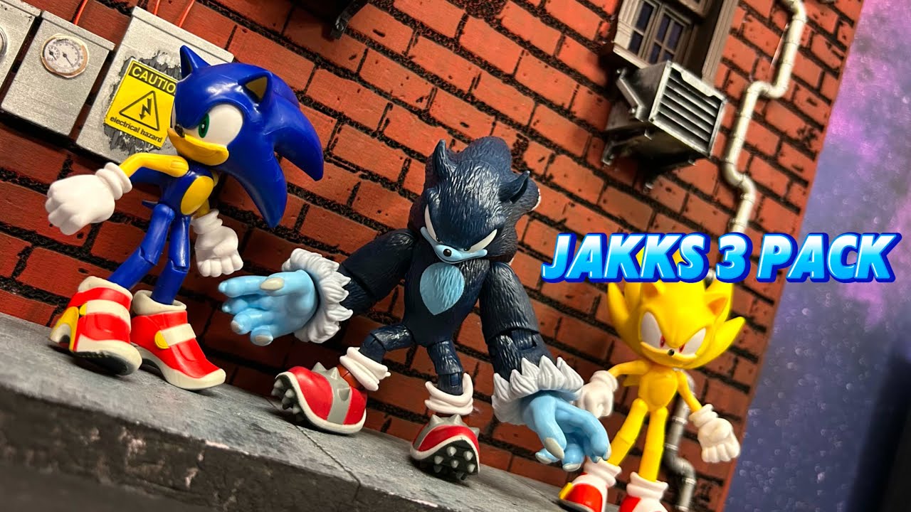 Jakks WEREHOG, Soap Sonic, and Super Sonic 3 pack review… (WEREHOG IS ...