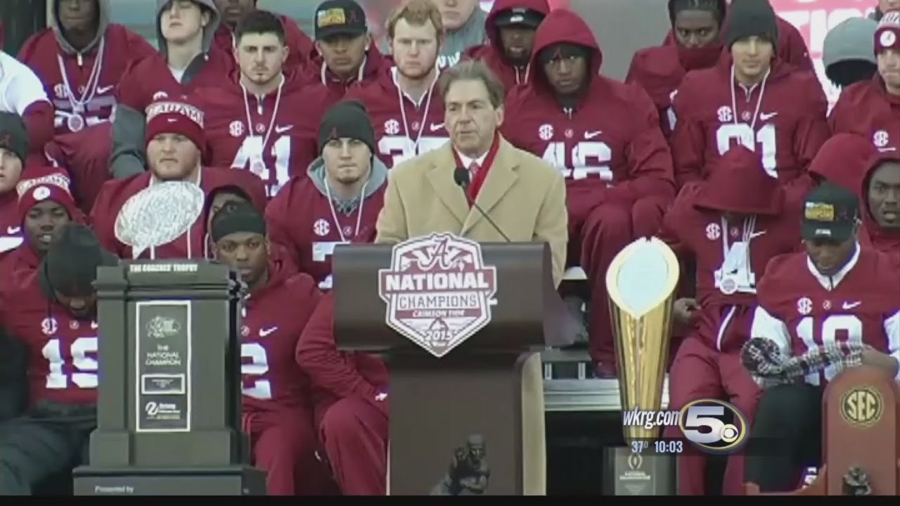 Alabama National Championship Celebration - YouTube