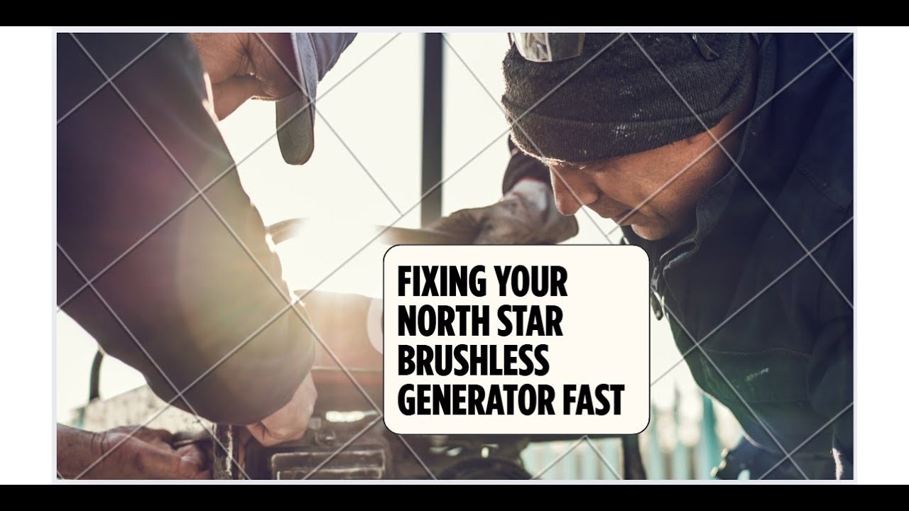 GENERATOR REPAIR! BRUSHLESS GENERATOR FIXED QUICK !!! - YouTube