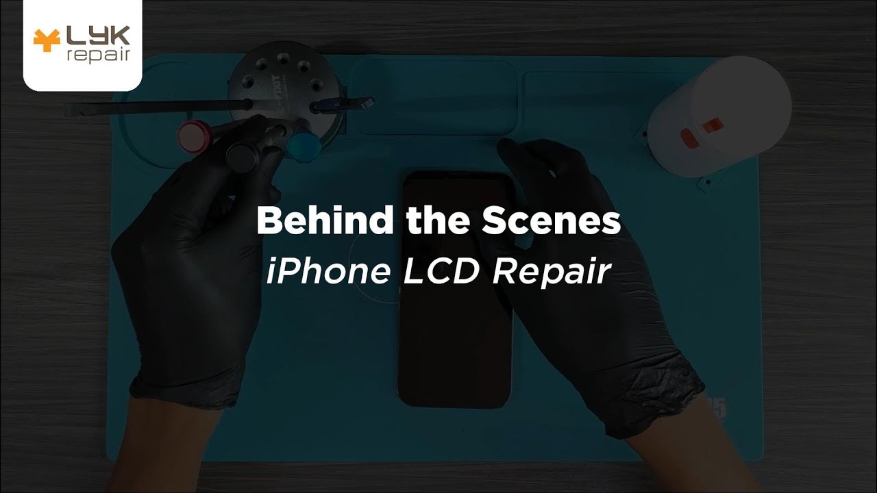 iPhone LCD Repair by LYK Repair - YouTube