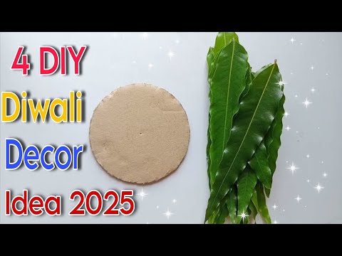 Unique Ashoka Leaves decoration ideas / Easy and beautiful/ Amazing Leaves Decoration for Diwali 