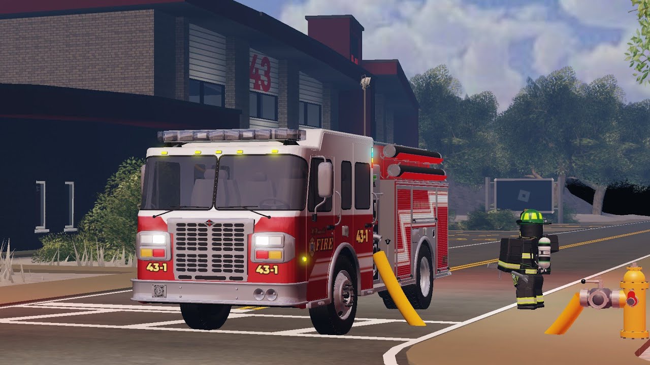 Tennessee RP | Engine 547 Grabs The Hydrant (FIRE) | ROBLOX - YouTube