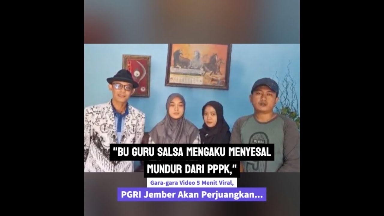 "Bu Guru Salsa Mengaku Menyesal Mundur dari PPPK," Gara-gara Video 5 Menit Viral, - YouTube