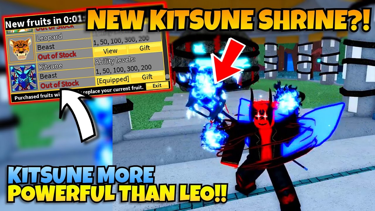 UPDATE 21 New Kitsune Shrine + New Lantern Flame Sword?!! ( Blox Fruits ...