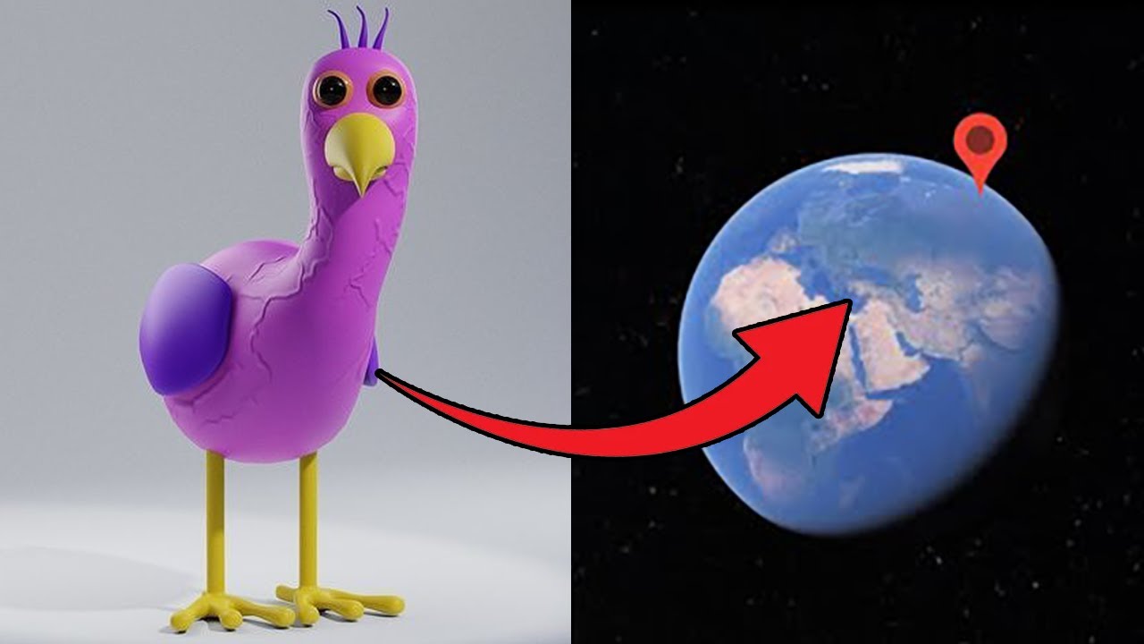 Opila Bird In Real Life On Google Earth - YouTube