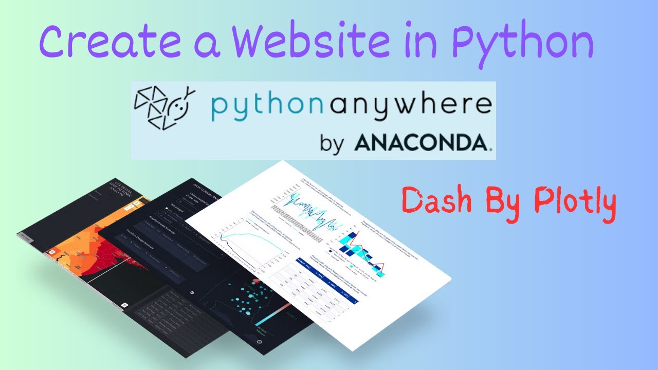 Deploy Your Own Website In Python With Dash And Python Anywhere Youtube 9617