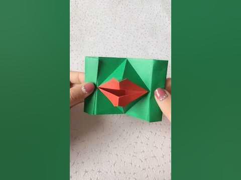 How to make paper lips |diy origami mouth puppet | Easy paper crafts # ...