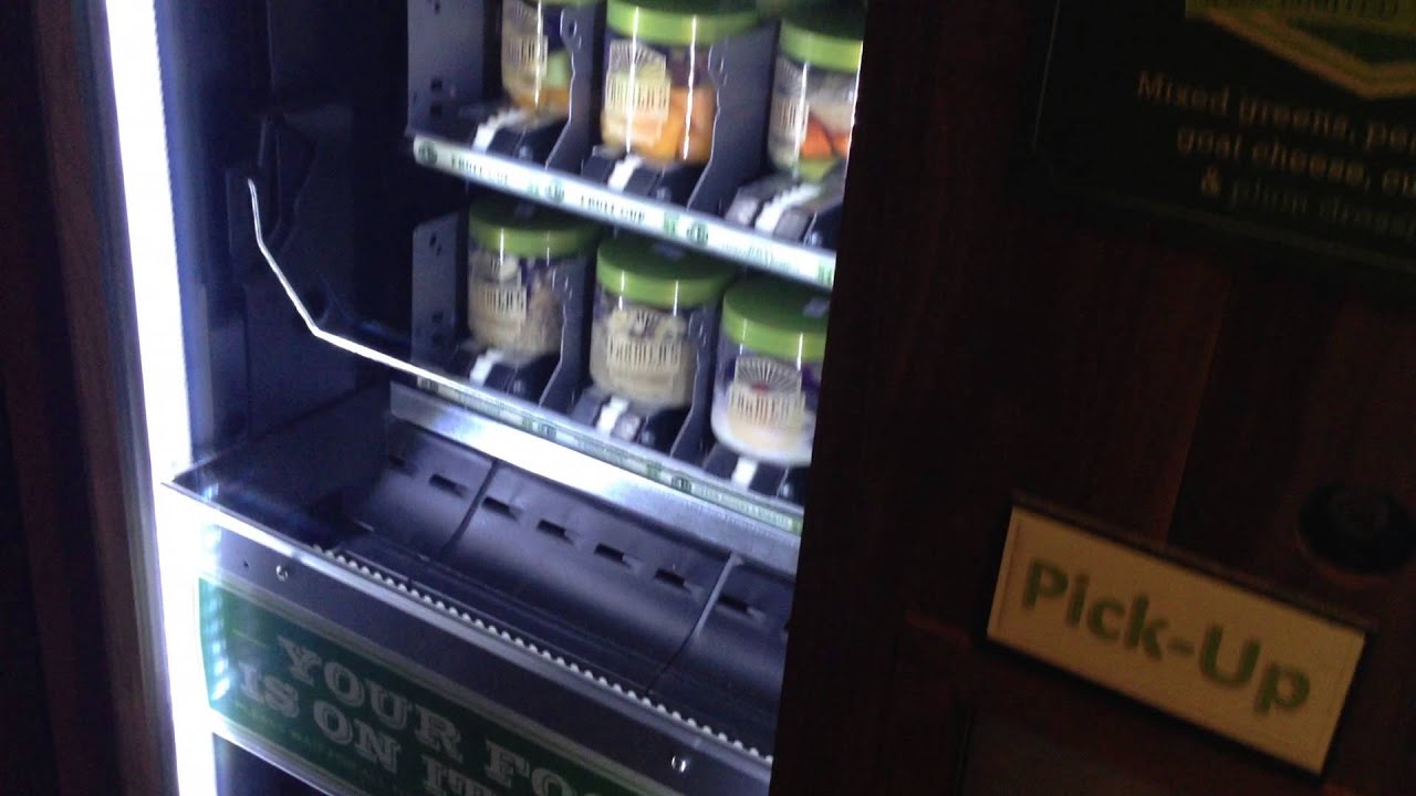 Marriott's First Healthy Vending Machine - YouTube