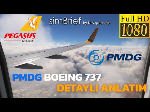 PMDG Boeing 737 Pegasus S.Gökçen (LTFJ)-Dalaman (LTBS) MSFS 2020 Detaylı Full Uçuş