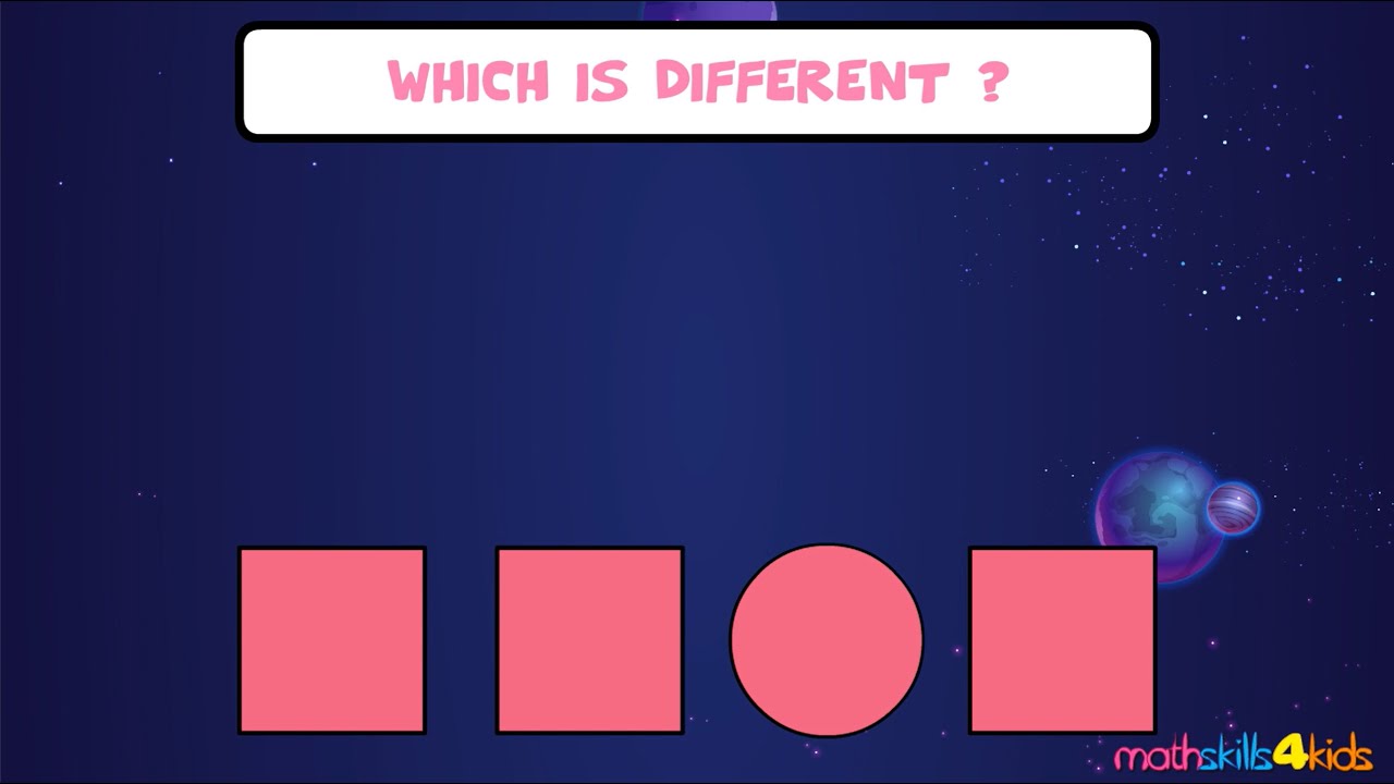 How to Compare Shapes and Find Which One Is Different - Classifying ...