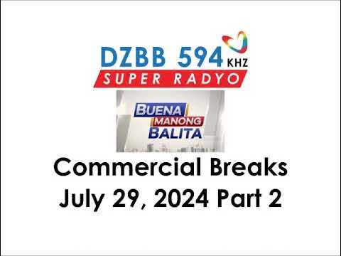 Buena Manong Balita Commercial Breaks July 29, 2024 Part 2 - YouTube