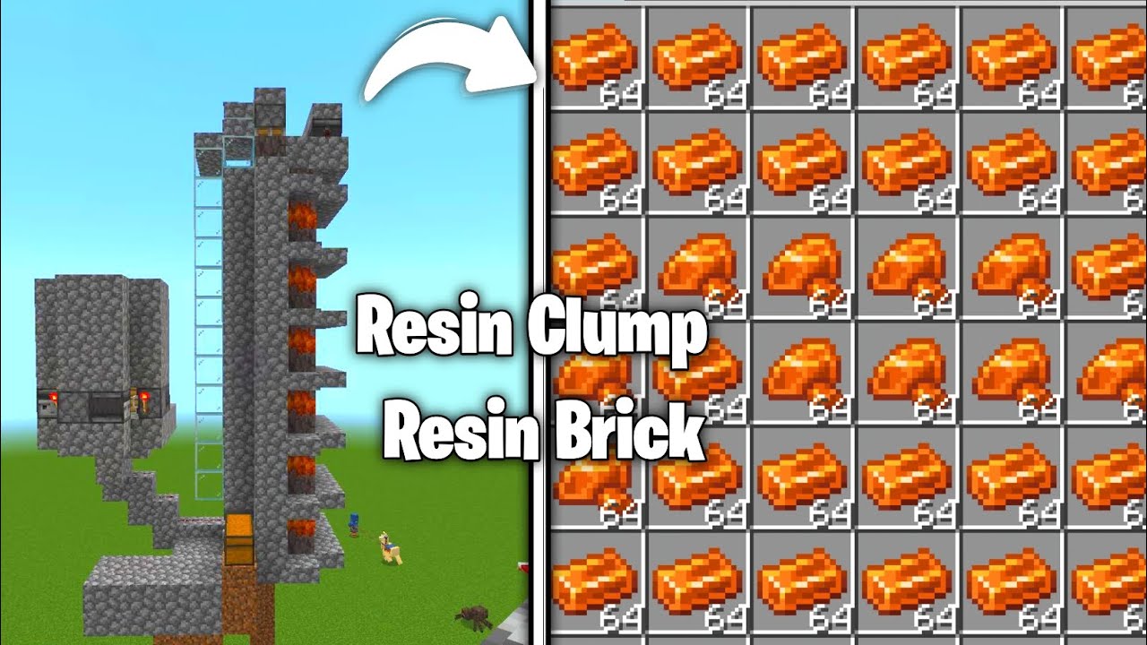 Minecraft FAST Resin Farm Tutorial! 56,900+ Resin/Hour! Minecraft ...