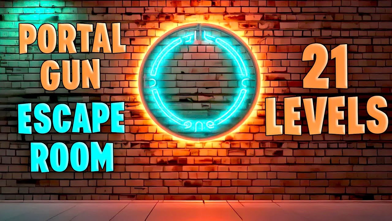 PORTAL GUN ESCAPE ROOM 🌀 (All Levels) Fortnite - YouTube