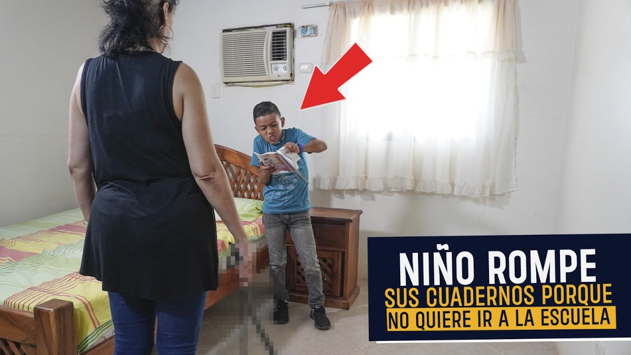 Niño rompe sus cuadernos en ira descontrolada pero le dieron una ...