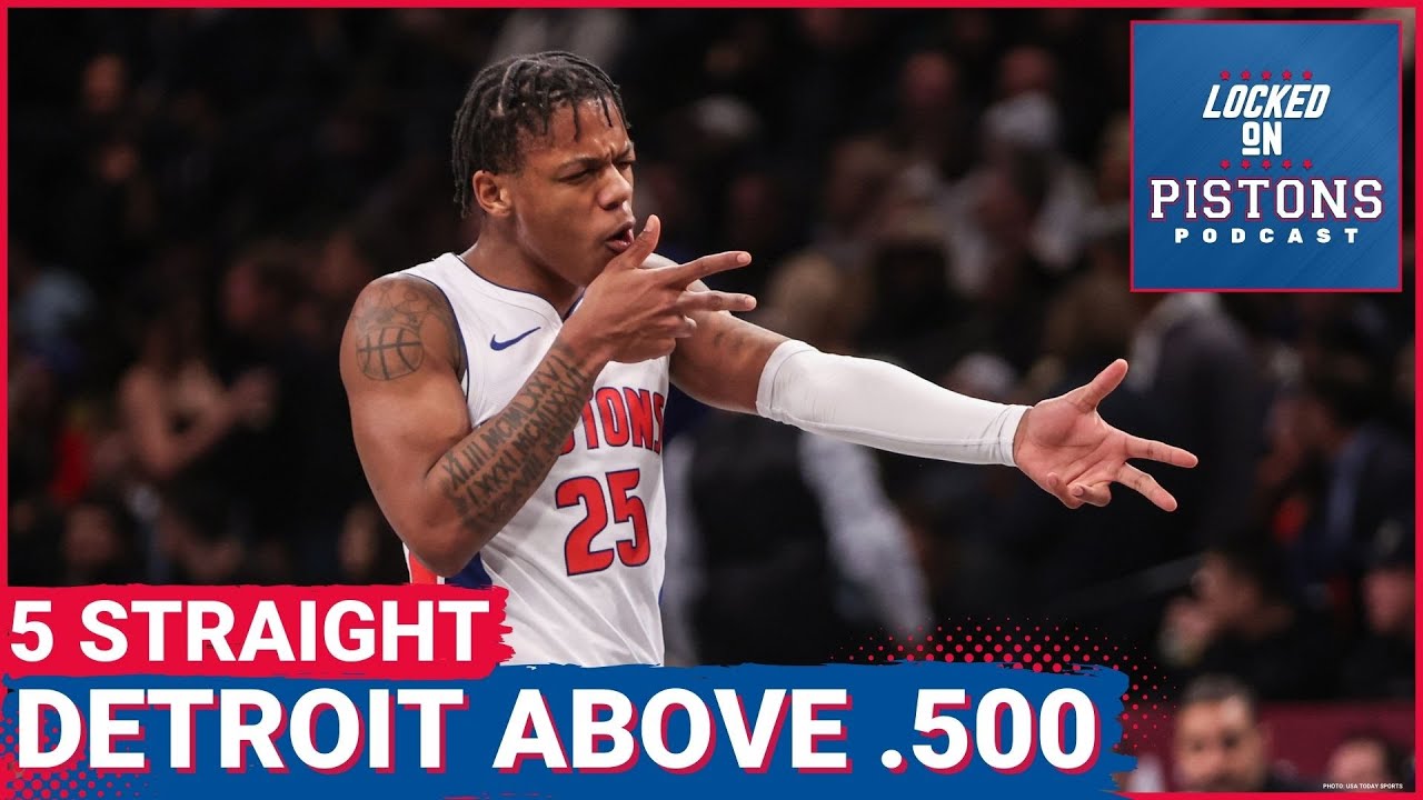 Detroit Pistons Win Fifth Straight Game, Get Above .500 After Defeating ...