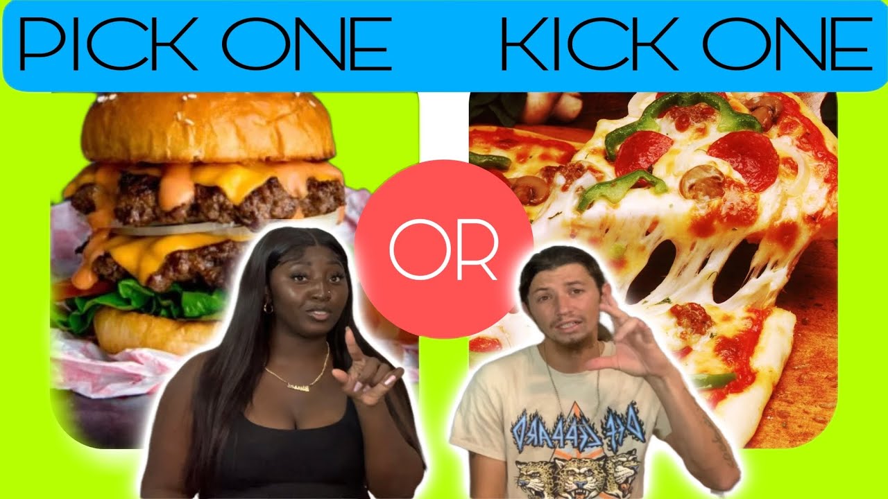 PICK ONE OR KICK ONE *FOOD EDITION - YouTube