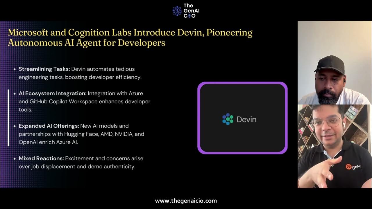 Microsoft and Cognition Labs Introduce Devin, Pioneering Autonomous AI Agent for Developers ...